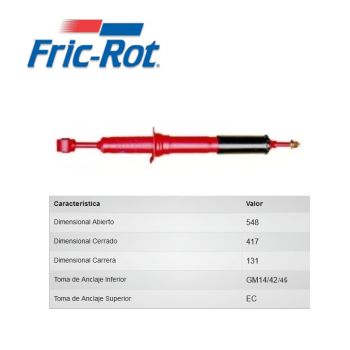 Amortiguador Delantero – Toyota: Hilux – Fric Rot – Del Valle
